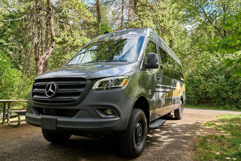 Outside Van Launches the Parks Class B Van