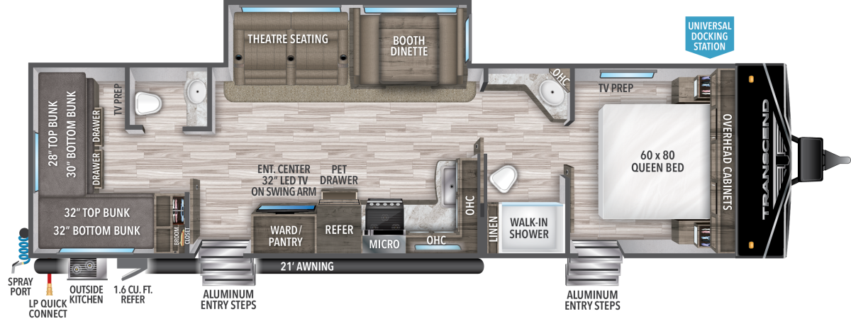 Best 2-Bedroom Travel Trailer Floor Plans